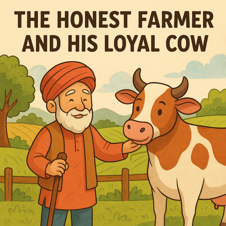 The Honest Farmer and His Loyal Cow – Moral Stories for Kids